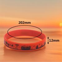 China Euramerican Style Silicone Wristbands Event Halloween Gift Festival Rubber Wristband for sale