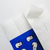 China Full Color Printing Customizable Tyvek Paper Wristbands for Easy Crowd Control for sale