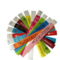 China Customizable Tyvek Paper Wristbands Waterproof for Event Party Meeting and Easy Crowd Control for sale