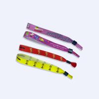 China Perfect Woven Cloth Wristbands for Your Event Various Sizes OEM Accepted for sale
