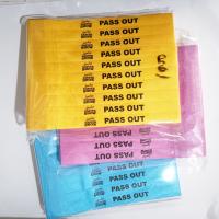China Waterproof Customize Event Tyvek Paper Wristbands Durable Snap Closure for Easy Control for sale