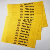 China Waterproof Customize Event Tyvek Paper Wristbands Durable Snap Closure for Easy Control for sale