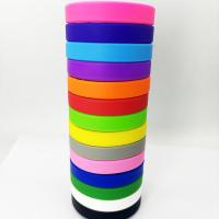 China Customd Solid Silicone Wristbands Personalized Bracelets for Promoting Business Events with Printing Options for sale