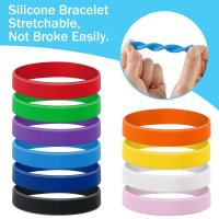 China Customized Silicone Wristbands for Promoting Business Events Length 20cm-25cm for sale