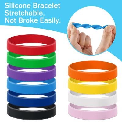 China Customized Silicone Wristbands for Promoting Business Events Length 20cm-25cm for sale