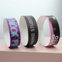 China Numbered Event Tyvek Paper Wristbands Durable Waterproof For Event Party Meeting Easy And Access Control for sale