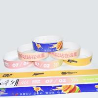 China Numbered Event Tyvek Paper Wristbands Durable Waterproof For Event Party Meeting Easy And Access Control for sale