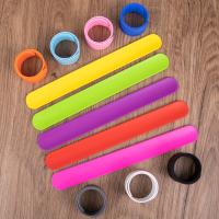 China Customized Silicone Slap Wristbands For Advertising Personalized Silicone Bracelet Promoting Business Event Wristband for sale