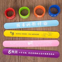 China Customized Silicone Slap Wristbands For Advertising Personalized Silicone Bracelet Promoting Business Event Wristband for sale