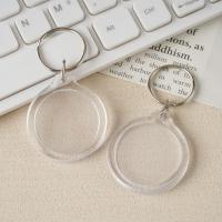 China 2mm Thickness Acrylic Keychain for Transparent/White Customers Photo Printed for sale