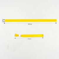 China Disposable Woven Fabric Cloth Wristbands Bracelet Custom Logo Adjustable OEM Accepted One Side or Double Side Printed for sale