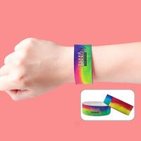 China Snap Closure Tyvek Wristbands for Event Entry and Access in Various Colors for sale