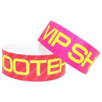 China Chinese Manufacturer Serial Numbered Tyvek Material Wristband Waterproof Full Color Printing With Your Custom Logo for sale