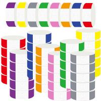 China Plain Color Paper Event Wristbands Logo Printed Waterproof Tear Resistant Admission Ticket Wrist Bands for sale