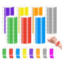China 2025 Cheap PP Paper Event Wristbands Logo Printed Water Resistant And Tear Resistant  Wrist Bracelet for sale