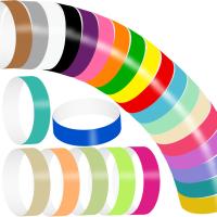 China Tyvek Admission Ticket Paper Bracelet With Bar Code Qr Code Serial Number Waterproof and Disposable for 2025 Event VIPs for sale