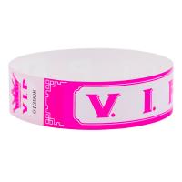China 2025 Event Adjustable Waterproof Tear Resistant Disposable Admission Ticket Wristband for VIP Guests for sale