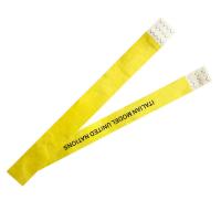 China Full Color Printing Adjustable Tyvek Paper Wristbands for Improved Event Security Sequential Numbering Barcoding Included for sale