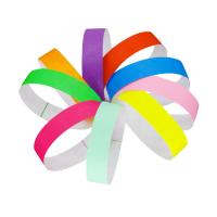 China Waterproof Festival Tyvek Wristbands Sequential Numbering Barcoding for Enhanced Security for sale