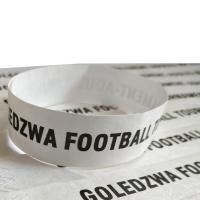 China Adjustable Tyvek Paper Wristbands with Waterproof and Full Color Printing Capabilities for sale