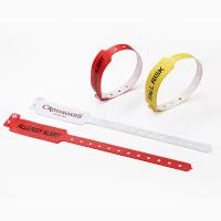 China Customizable and Waterproof PVC Wristbands for Events and Branding for sale