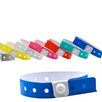 China Custom Logo Vinyl PVC Wristbands Durable and Long-Lasting for Events and Branding Customizable for sale