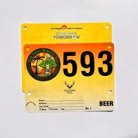 China Customized Marathon Running Digital Bib Number Screen Printing Method Made with Tyvek Material for sale