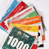 China Customized Waterproof Tyvek Paper Number Bib Book for Track and Field Running Races 0.5mm Thickness High Tear Resistance for sale