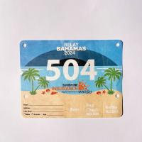 China High Tear Resistance Customized Waterproof Tyvek Paper Number Bib Book for Marathon Races and Chip-Labeling for sale