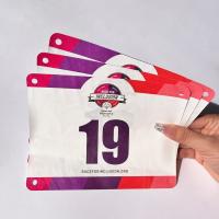 China Athletics Cloth Plate Marathon Athlete Running Number Book Race Number Cloth Number Sticker Digital for sale
