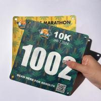 China Athletics Cloth Plate Marathon Athlete Running Number Book Race Number Cloth Number Sticker Digital for sale