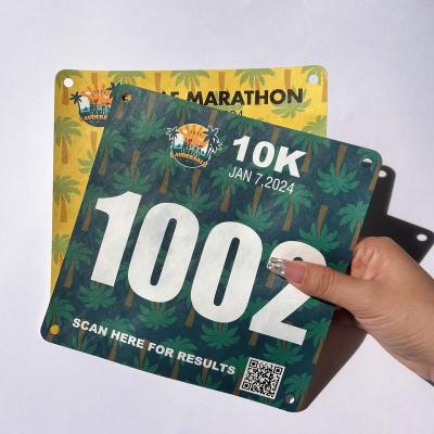 China Athletics Cloth Plate Marathon Athlete Running Number Book Race Number Cloth Number Sticker Digital for sale