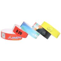 China 2025 Custom Logo Tyvek Paper Wristband for Events Waterproof and Different Serial Number for sale