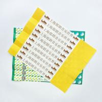 China Wholesale Disposable Event Tyvek Wristbands Colorful Printing Logo Waterproof Paper Bracelets for sale