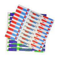 China Full Color Printing Adjustable Tyvek Wristband Perfect for Events Festivals Manufactured for sale