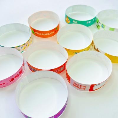 China Waterproof Tyvek Wristbands Customized for Bulk Orders and Special Events for sale