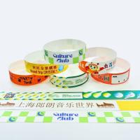 China Bar Coding Waterproof Cool Car Tickets Bracelet Wristbands for Children's Park in White Red Blue or Customized for sale