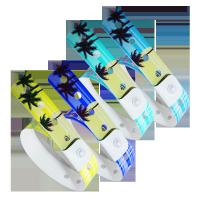 China 2025 Disposable ID Wristbands Vinyl PVC Custom L Shape Bracelet for Advertising Events for sale