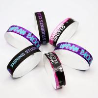 China 2025 New Promotional Item Bar Coding and Heat Resistant Event Wristbands for Accurate Identification for sale