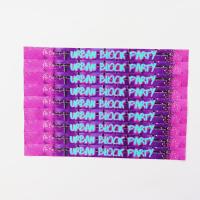 China Customizable Tyvek Paper Wristbands for Durable and Waterproof Event Security for sale