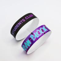 China Customizable Tyvek Paper Wristbands for Durable and Waterproof Event Security for sale