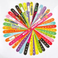 China Silk Screen Printed PVC Wristbands Customized for Branding and Marketing for sale