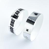 China Silver Holographic Wristbands for Adults and Kids MOQ 100 PCS Add Logo Text for sale