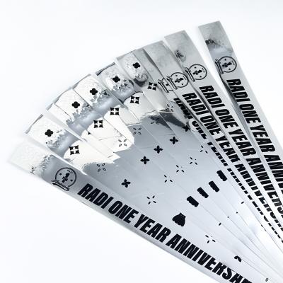 China Holographic Wristbands with Custom Logo Text MOQ 100 PCS for sale