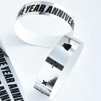 China Plastic Fashionable Party Wristbands Support Color Logo and Personalized Service with Glitter Holographic Text to Add to Your Event for sale