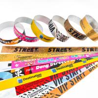 China Shiny Colorful Glitter Holographic Party Wristbands with Personalized Logo in Plastic Material for sale