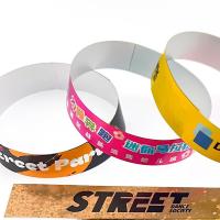 China Customized Holographic Wristbands with Custom Logo and Text Printing for Events for sale