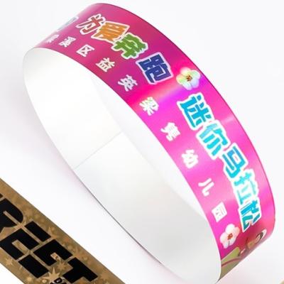 China Custom Personalized Holographic Wristbands Disposable for Event Entry and Branding for sale
