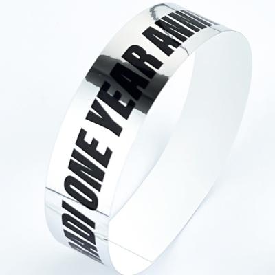 China Business Product Gift Promotional Glitter Bracelet Wristband For Your Party Concert Wristbands for sale