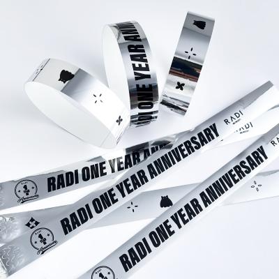 China Durable Glitter Party Wristbands: Secure and Fun Access Control for Guests for sale
